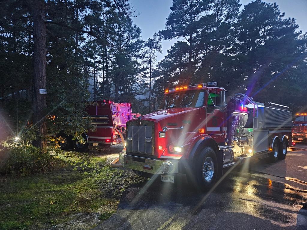 Last night Laureldale firefighters along with area fire departments ...